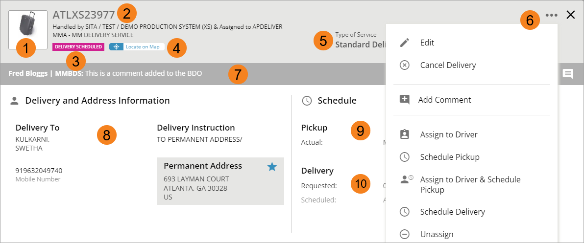 WebBDS User Interface